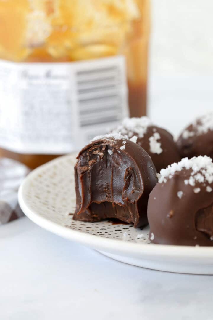 Salted Caramel Truffles - Bake Play Smile