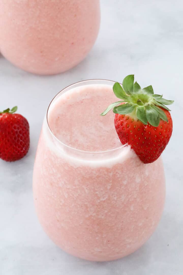 Fruity & Creamy Strawberry Colada Cocktail - Bake Play Smile