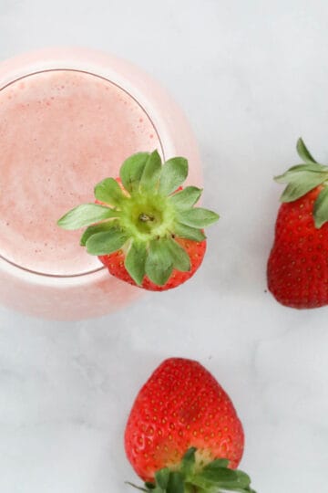 Fruity & Creamy Strawberry Colada Cocktail - Bake Play Smile