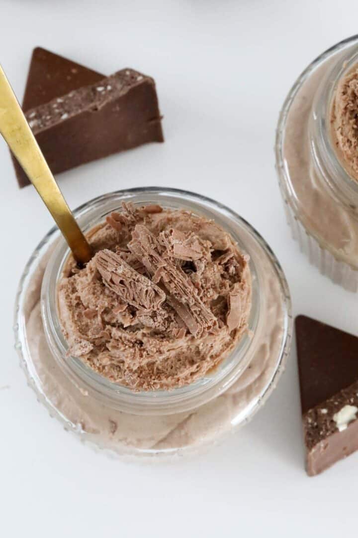 4 Ingredient Toblerone Mousse - Bake Play Smile