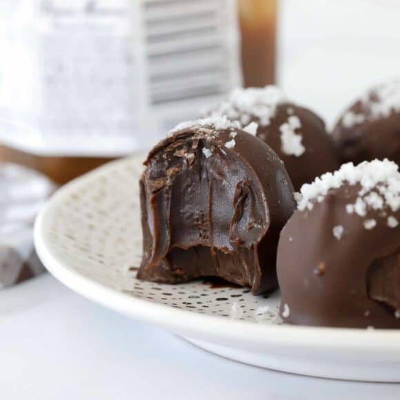 Salted Caramel Truffles - Bake Play Smile