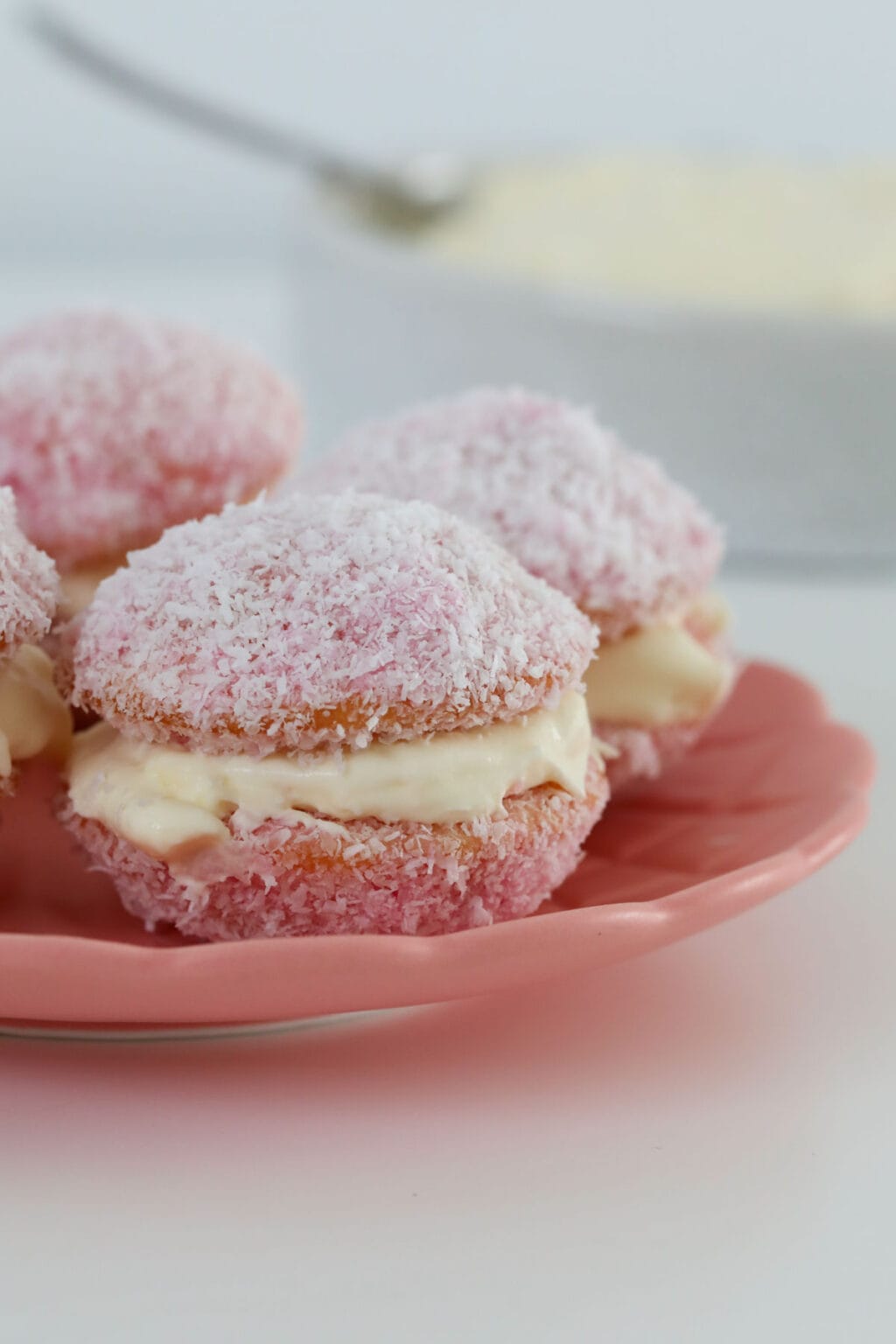 Old Fashioned Raspberry & Cream Jelly Cakes - Bake Play Smile