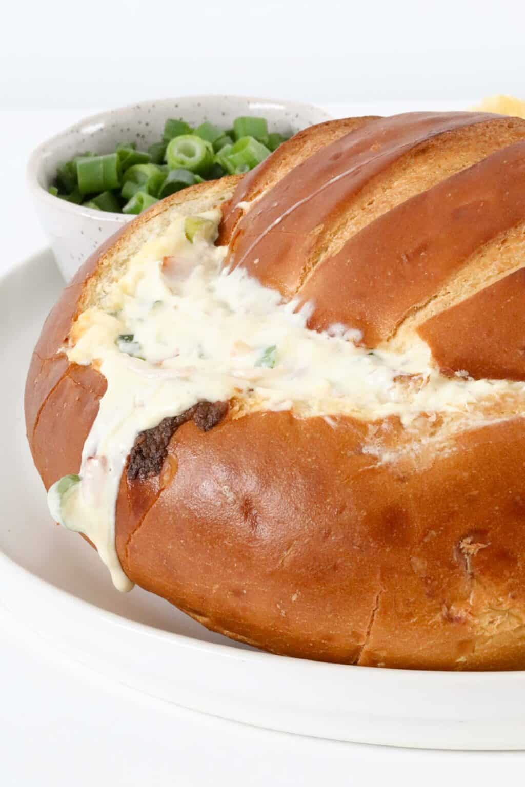 Bacon And Cheese Cob Loaf - Bake Play Smile