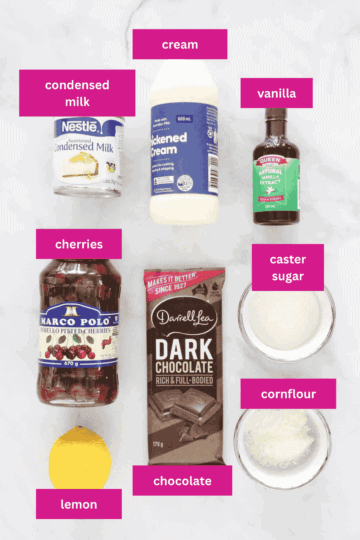 Black Forest Ice Cream - Bake Play Smile