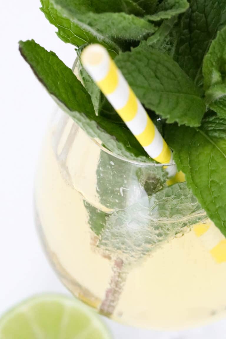 Hugo Spritz | 3 Ingredient Elderflower Cocktail - Bake Play Smile