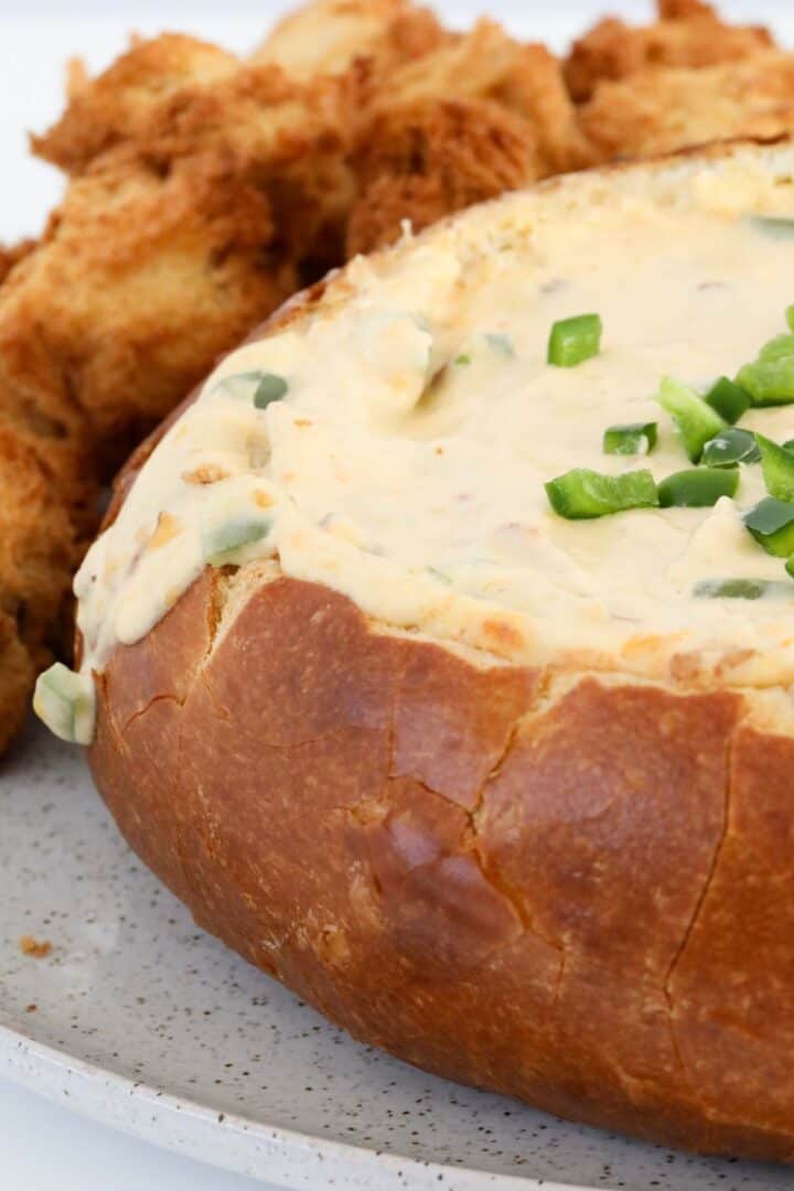 FLAVOUR PACKED Jalapeno Popper Cob Loaf Dip! - Bake Play Smile