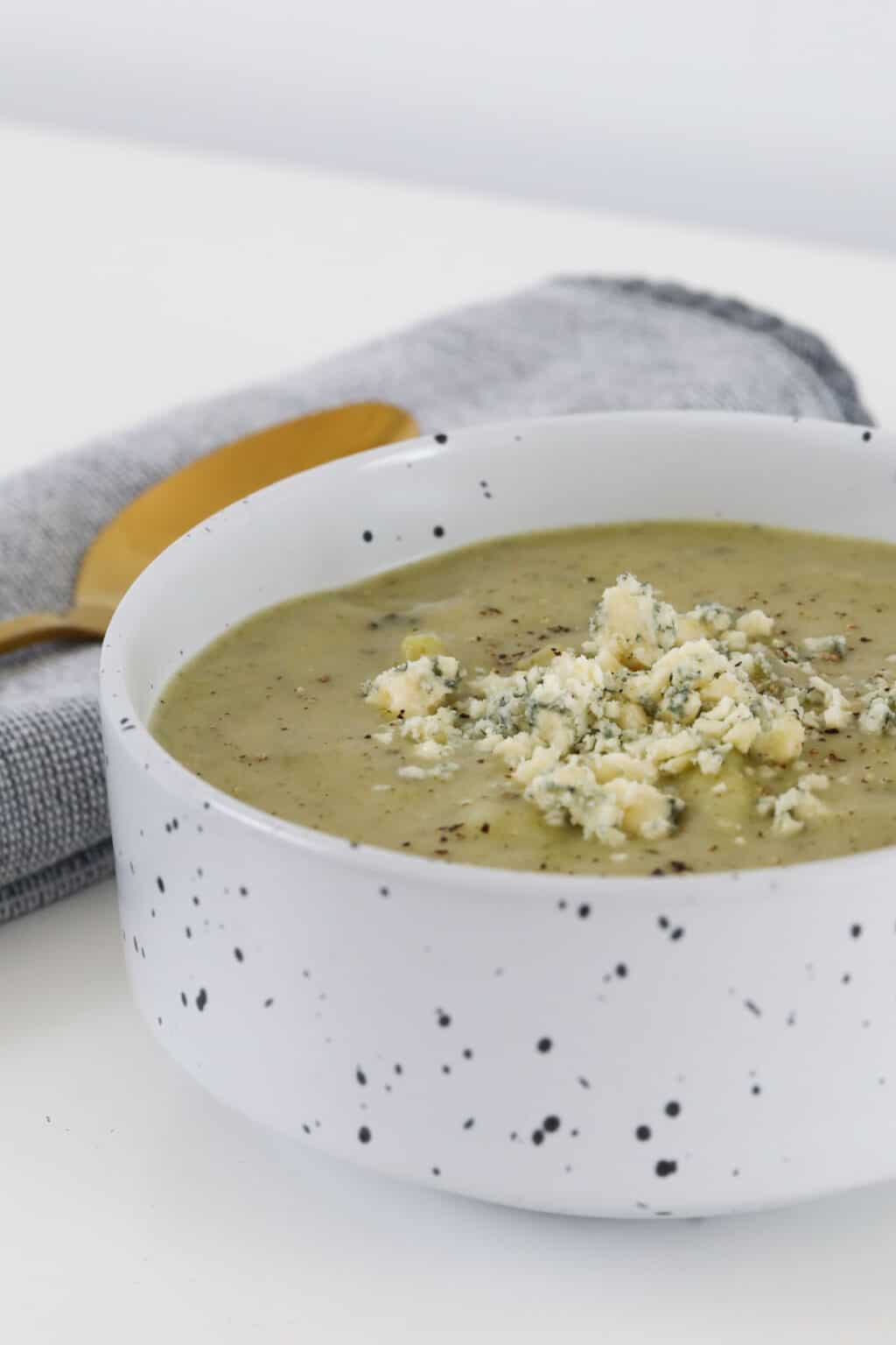 Broccoli And Blue Cheese Soup - Bake Play Smile