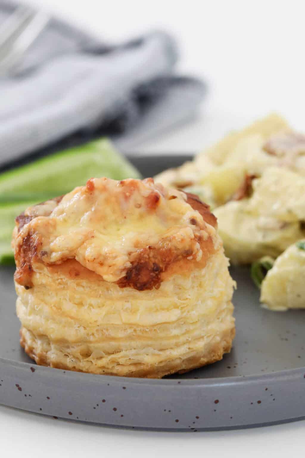 The BEST Creamy Bacon & Chicken Vol Au Vent Recipe - Bake Play Smile