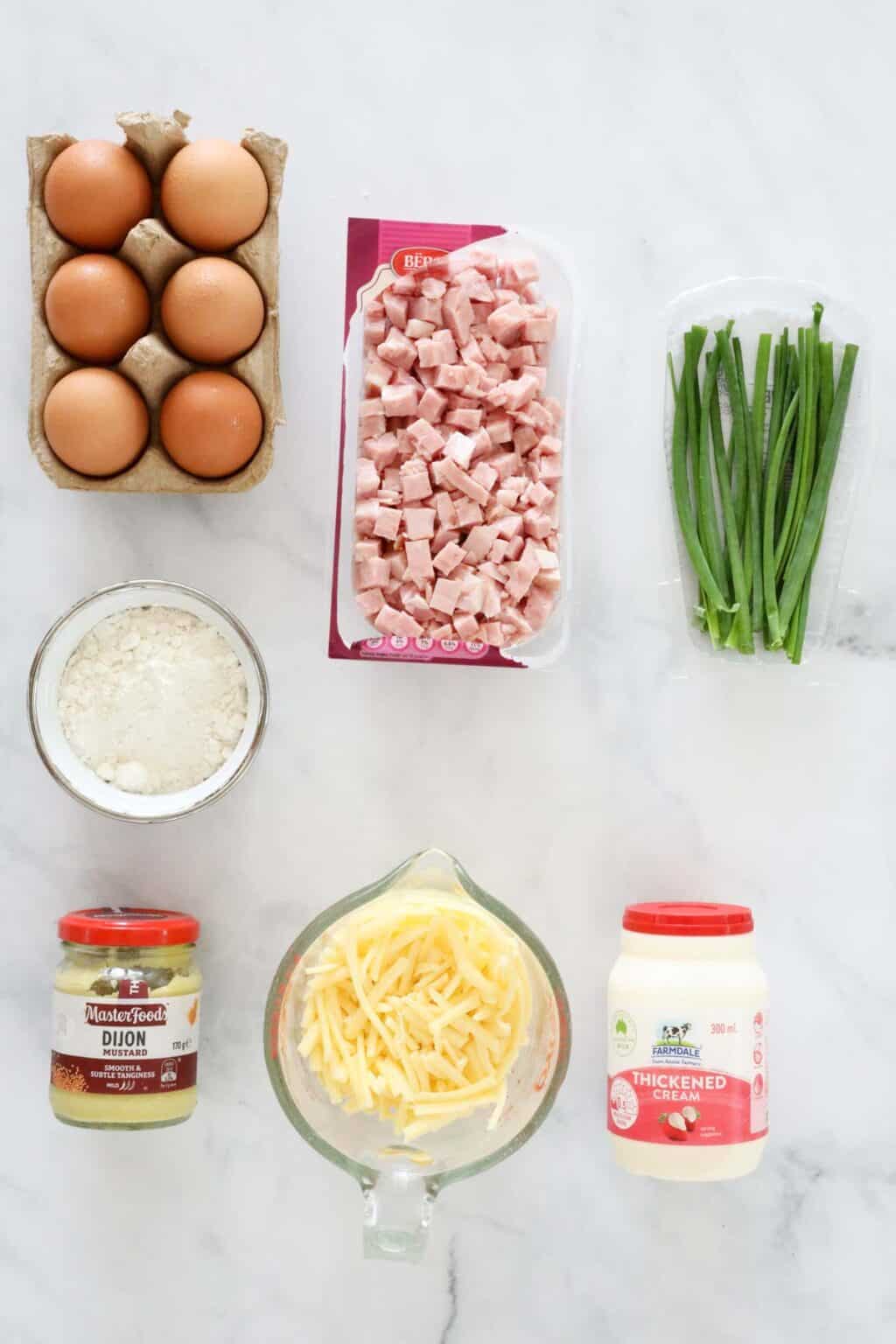 Impossible Quiche | 6 Ingredient Bacon & Cheese Crustless Quiche - Bake ...