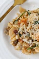 Creamy Chicken Pumpkin Risotto | Sun-dried Tomatoes, & Spinach - Bake ...