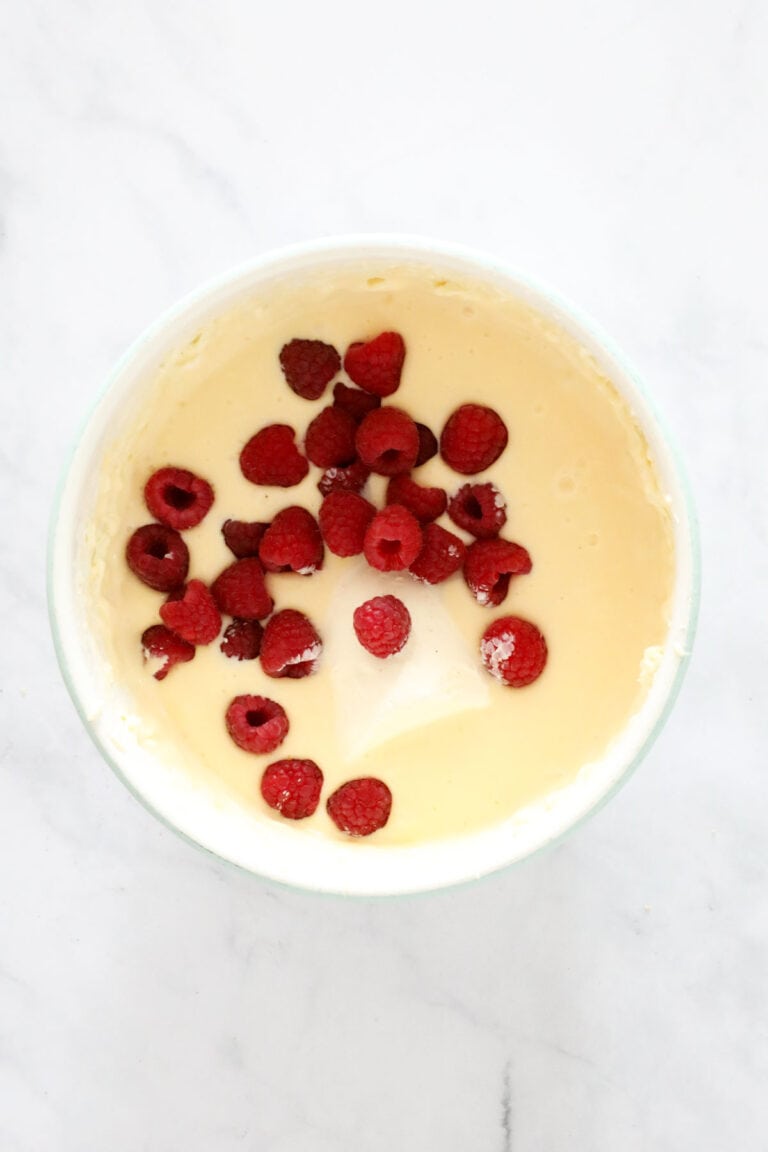 The ULTIMATE Raspberry Baked Cheesecake Recipe! - Bake Play Smile