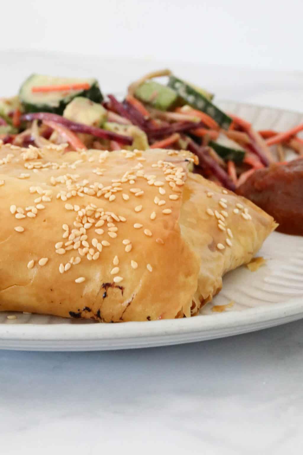 Crispy Oven-Baked Chicken Filo Parcels - Bake Play Smile