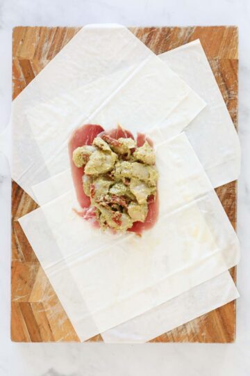 Crispy Oven-Baked Chicken Filo Parcels - Bake Play Smile