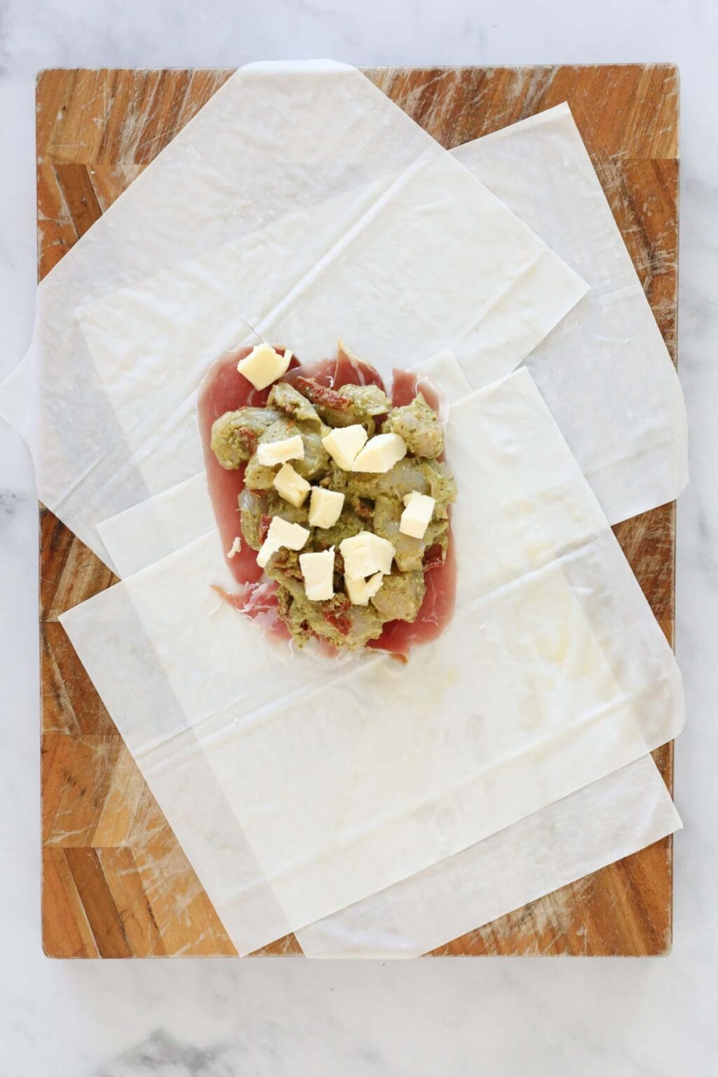 Crispy Oven-Baked Chicken Filo Parcels - Bake Play Smile