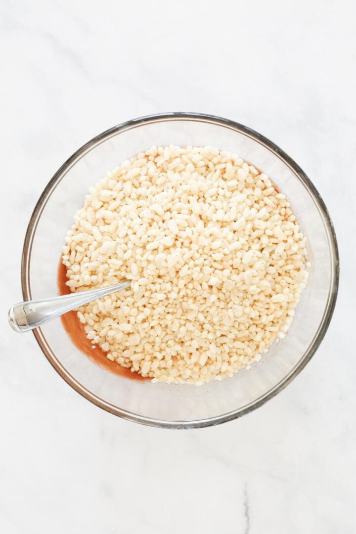 No-Bake Chocolate Rice Bubble Slice | 4 Ingredient Recipe - Bake Play Smile