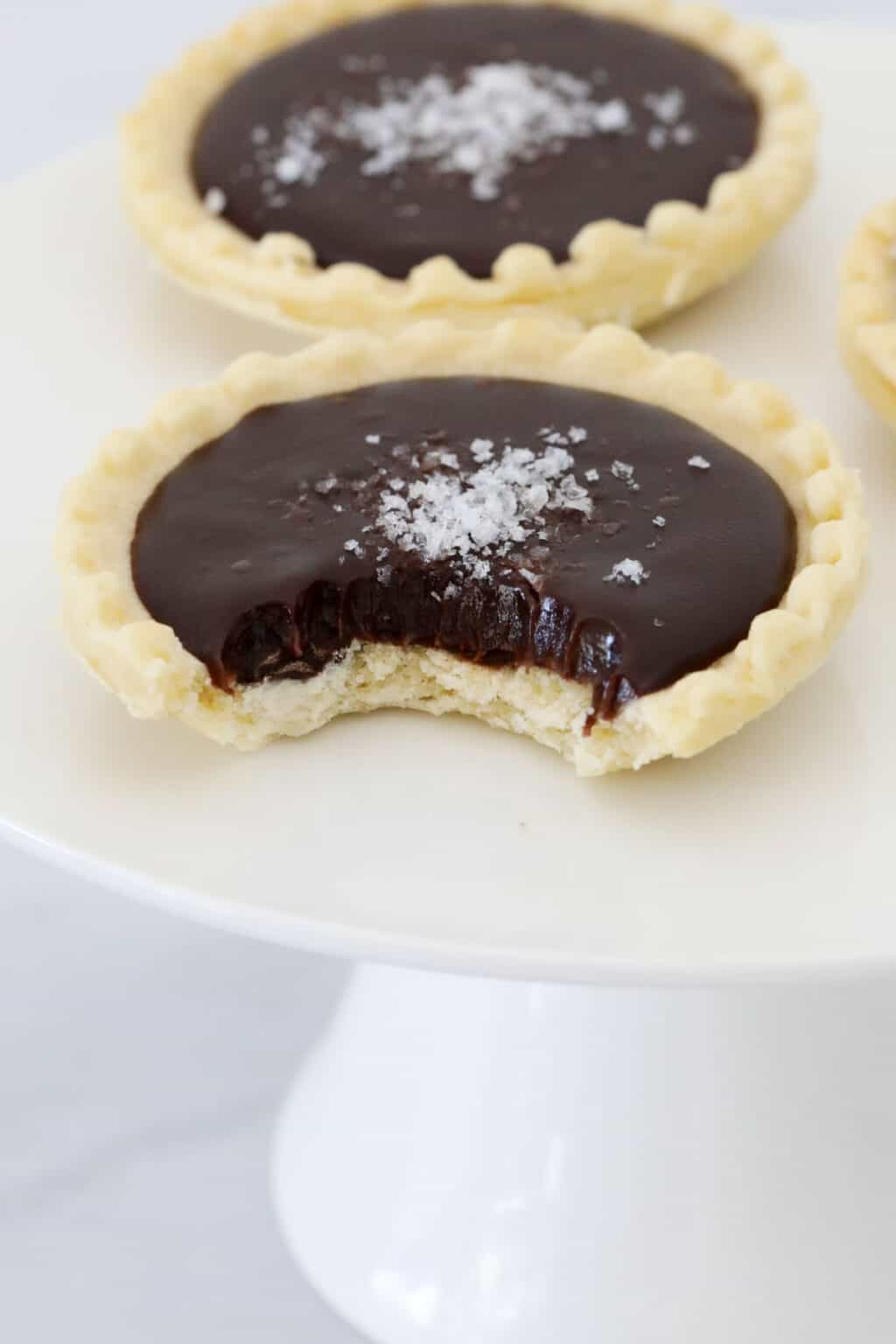 Mini Chocolate Tarts | 4 Ingredients - Bake Play Smile