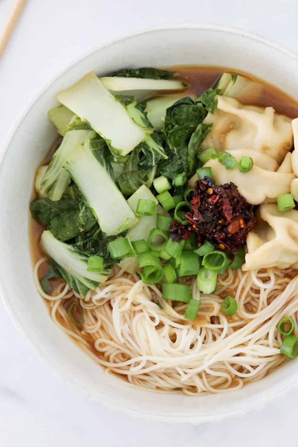 Dumpling Noodle Soup - Bake Play Smile