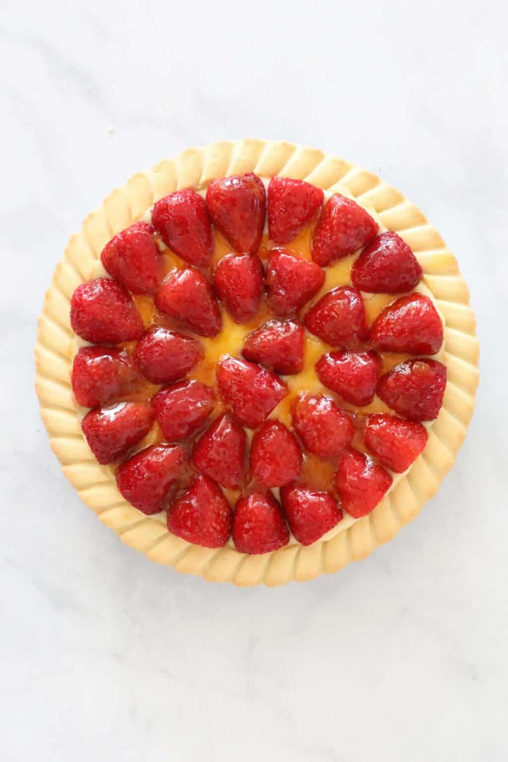 Cheats 4 Ingredient Strawberry Flan | 10 Minute No-Bake Recipe - Bake ...