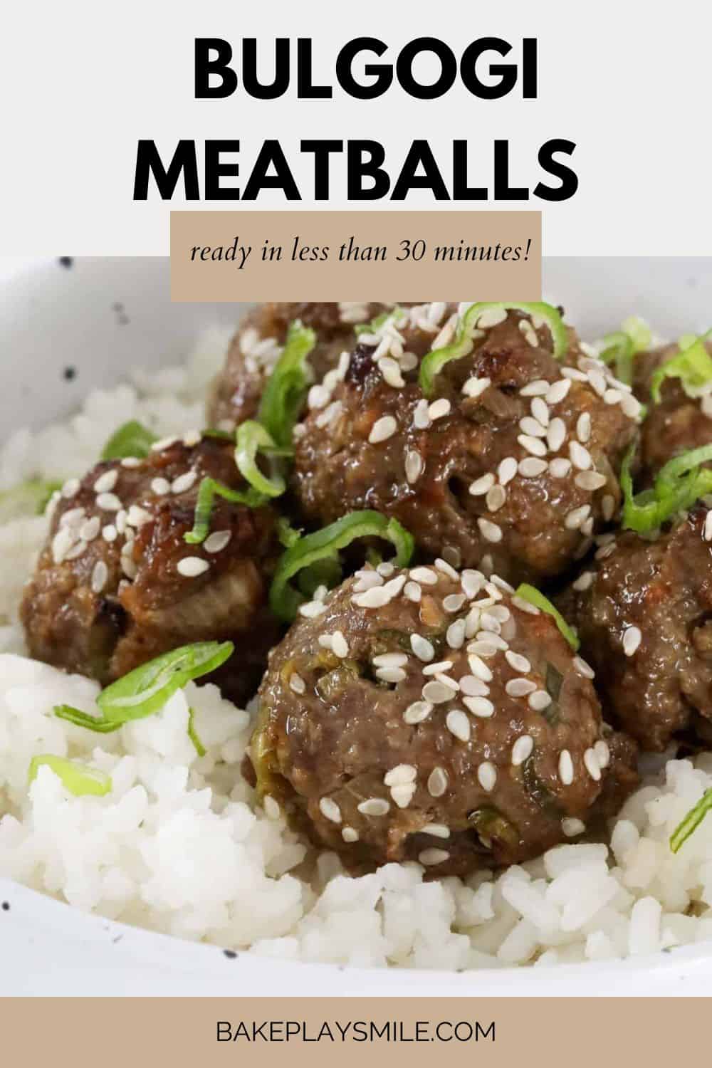 30 Minute Korean Beef Bulgogi Meatballs - Recipes Vista