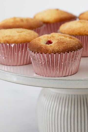Cafe-Style Lemon Raspberry Muffins - Bake Play Smile