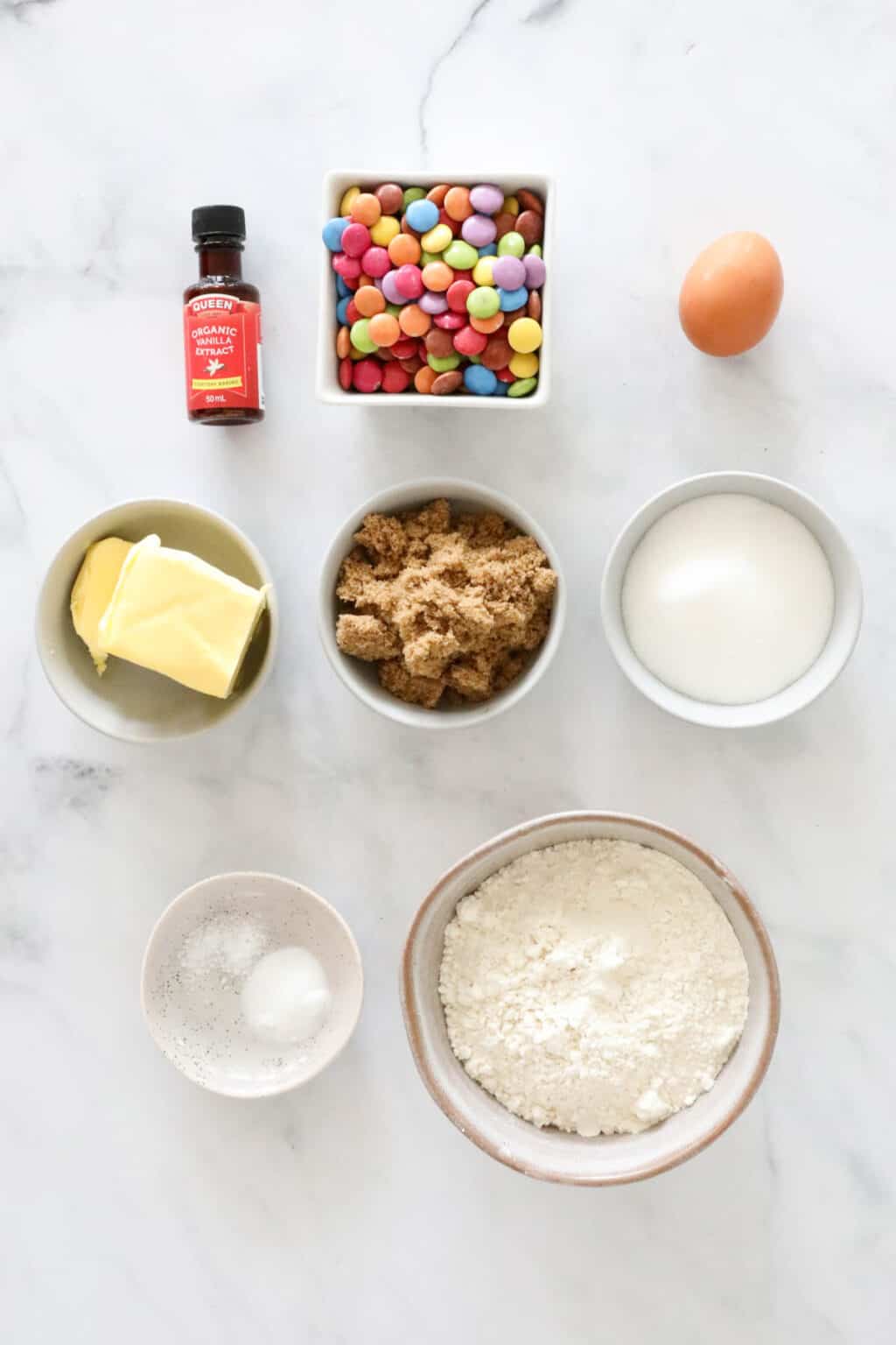 Soft & Chewy Smarties Cookies - Bake Play Smile