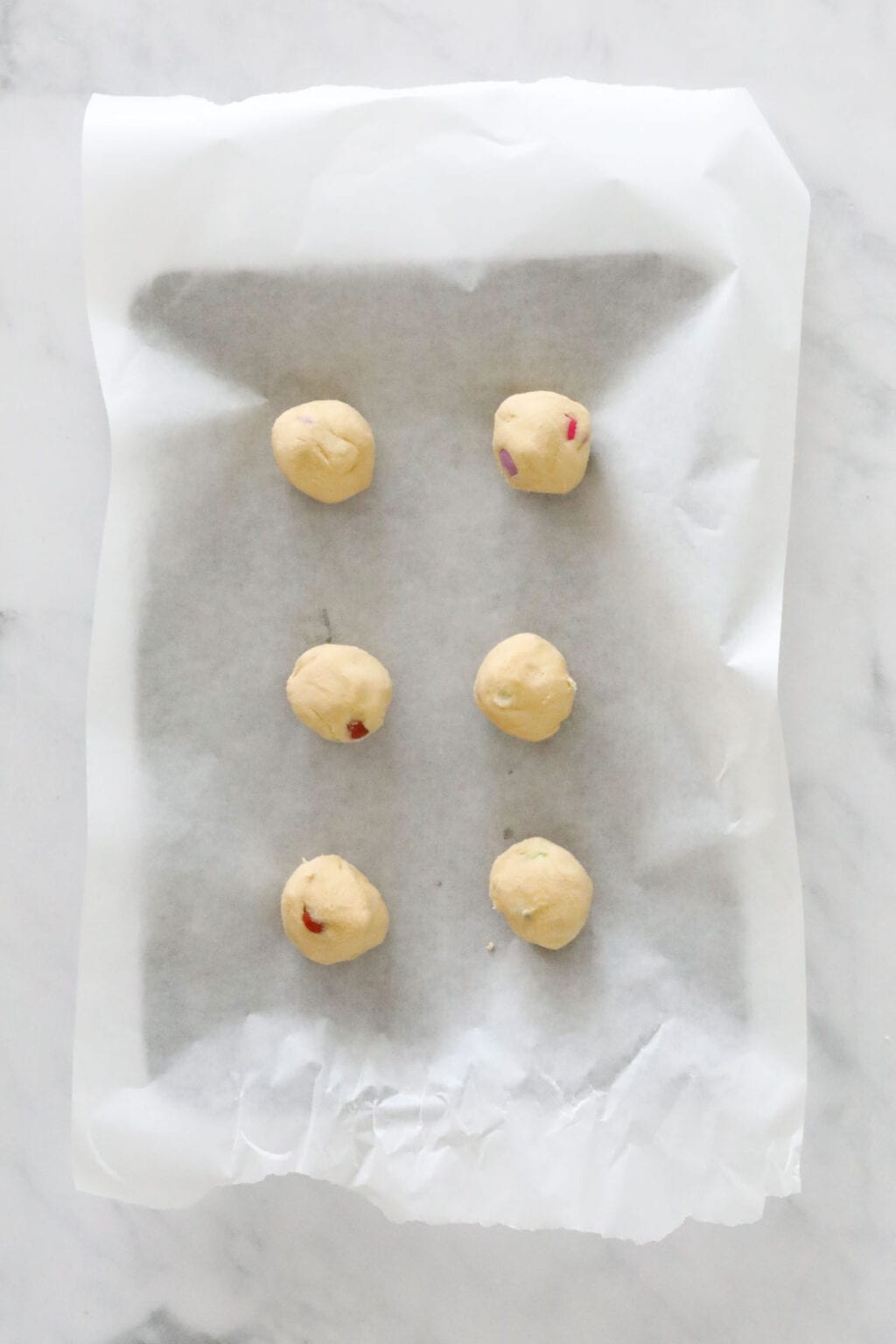 Soft & Chewy Smarties Cookies - Bake Play Smile