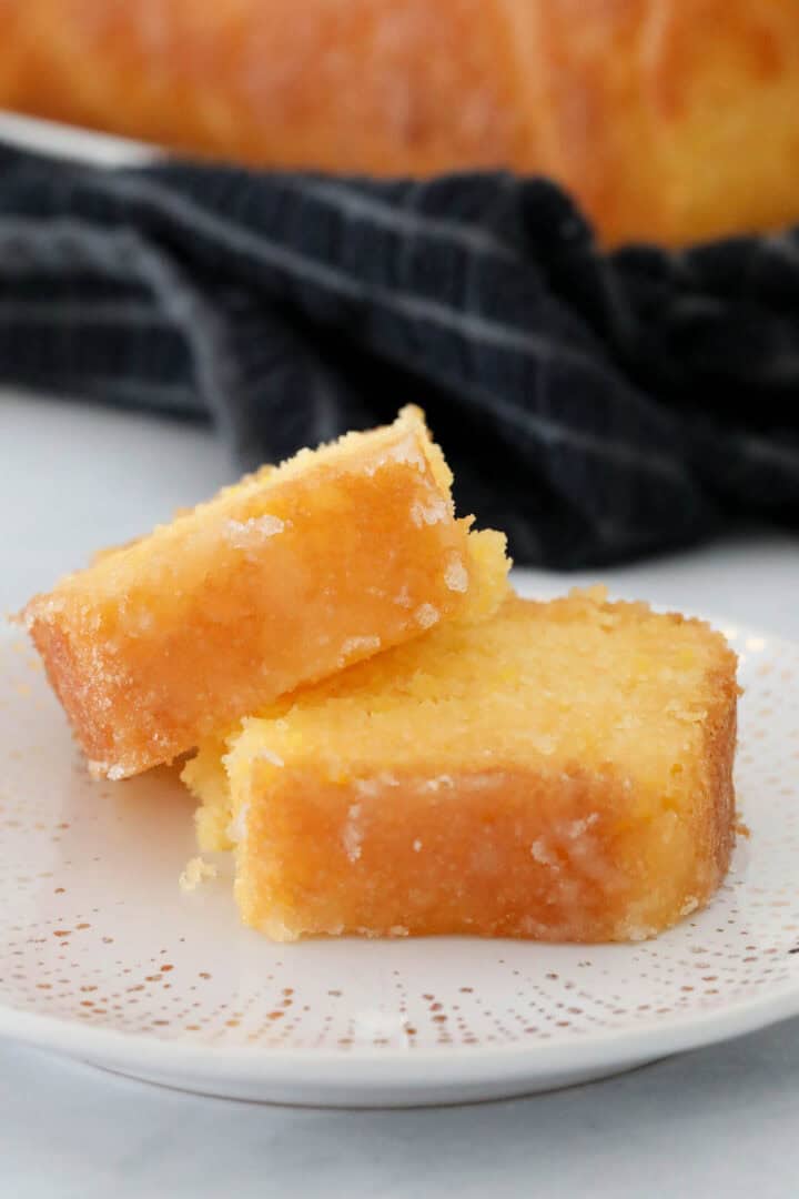 Gluten Free Lemon Drizzle Cake - Bake Play Smile