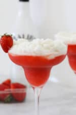 The Very Best Frozen Miami Vice Cocktail Recipe - Bake Play Smile