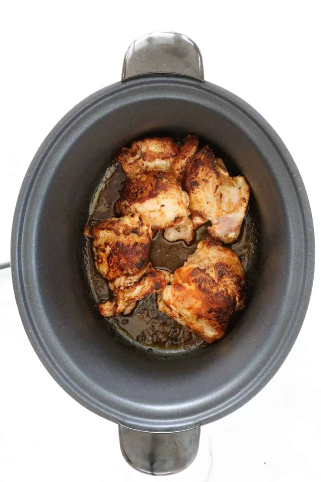 Slow Cooker Honey Mustard Chicken - Bake Play Smile