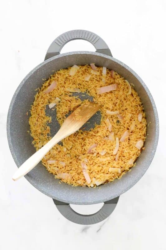 Greek-Style Risoni Salad with Lemon, Feta & Olives - Bake Play Smile