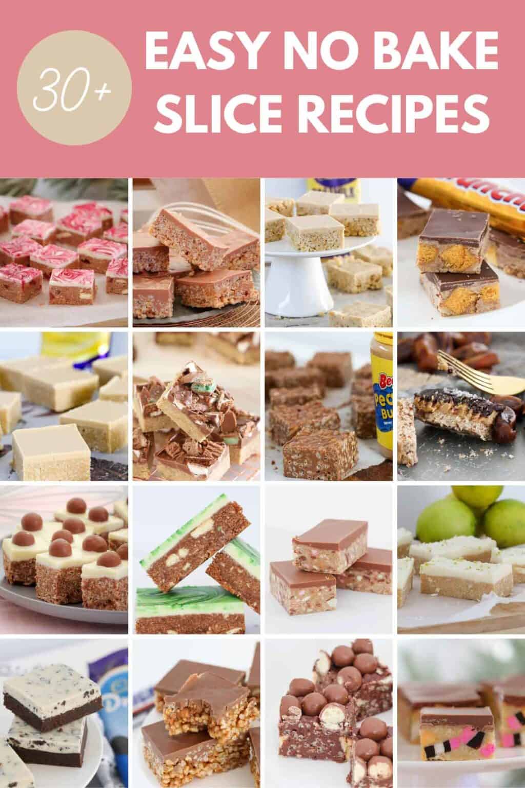 Easy No-Bake Slices | 30+ Most Popular Recipes - Bake Play Smile