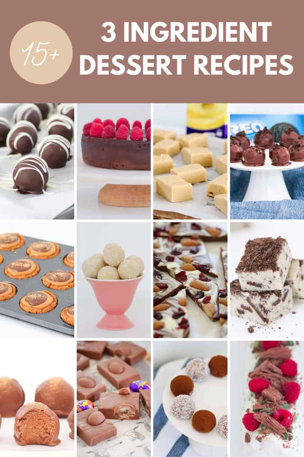 3 Ingredient Desserts & Sweets - Burgers Recipe | All rights reserved.