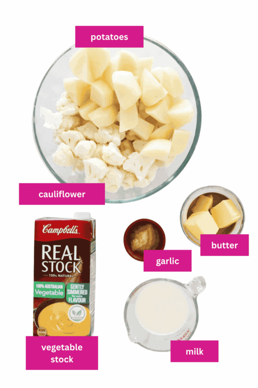 Cauliflower And Potato Mash - Bake Play Smile