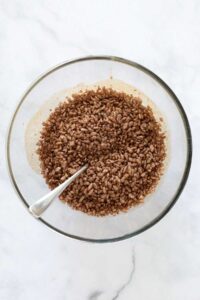 Coco Pop Mars Bar Slice | 10 Minute No Bake Recipe - Bake Play Smile