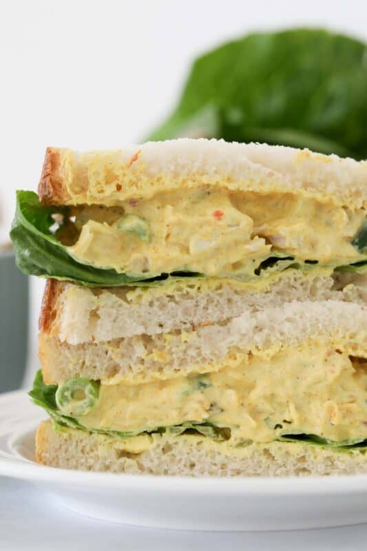 Coronation Chicken Sandwiches - Bake Play Smile