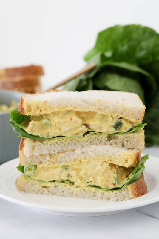 Classic Coronation Chicken Sandwiches Recipe - Bake Play Smile