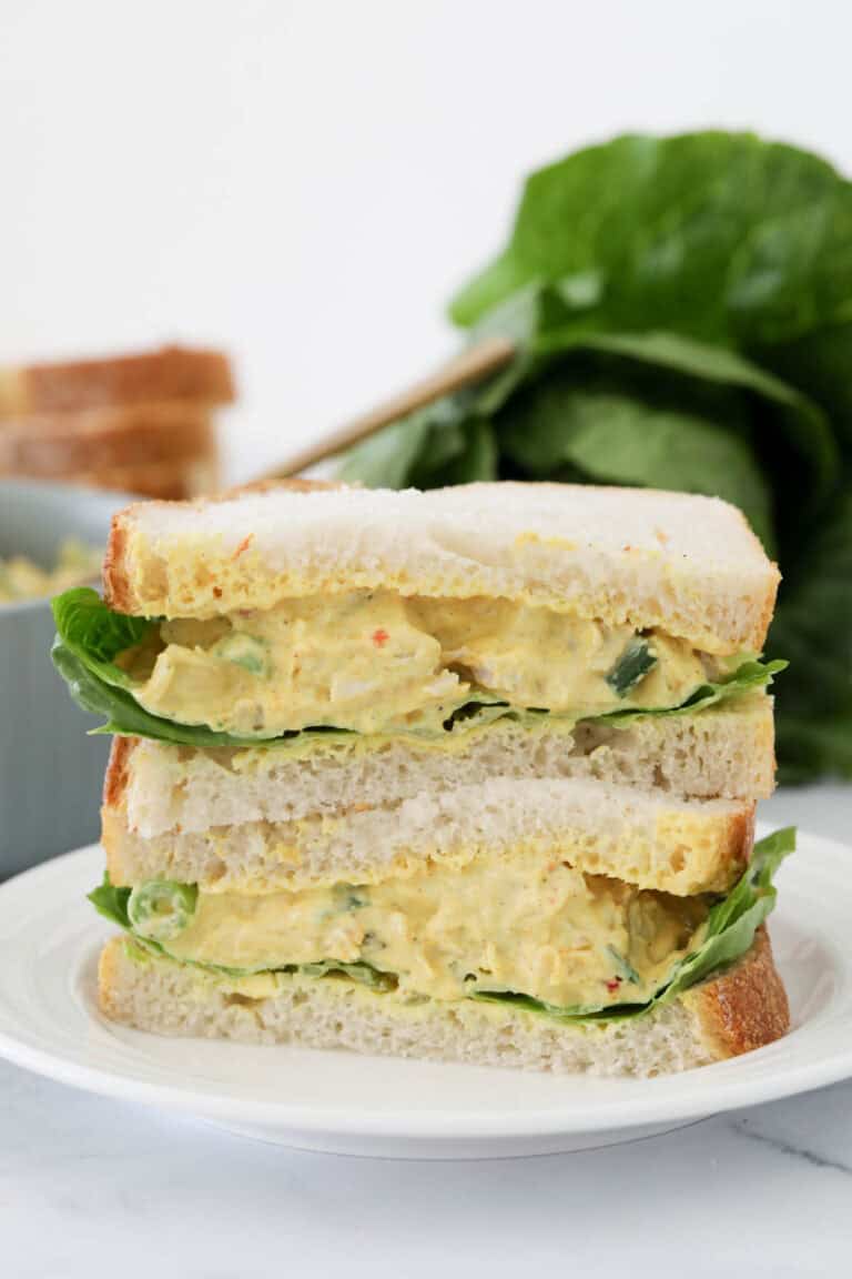 Classic Coronation Chicken Sandwiches Recipe - Bake Play Smile