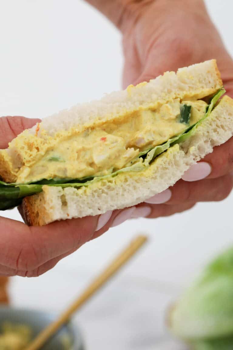Classic Coronation Chicken Sandwiches Recipe - Bake Play Smile