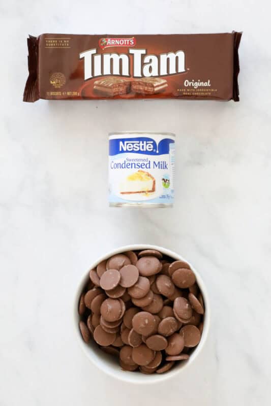 3 Ingredient Tim Tam Fudge | 5 Minute Recipe - Bake Play Smile