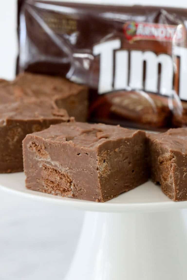 3 Ingredient Tim Tam Fudge | 5 Minute Recipe - Bake Play Smile