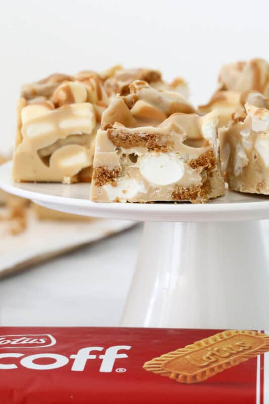 Biscoff Rocky Road - Bake Play Smile