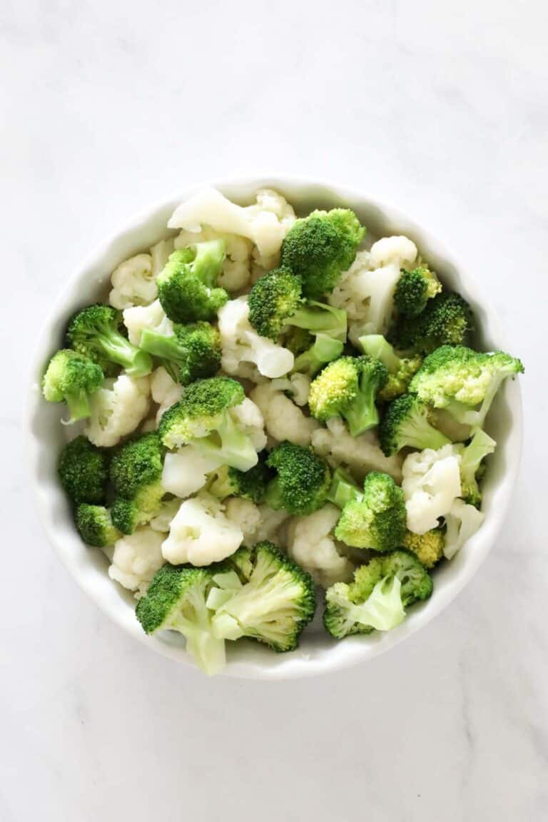 Cheesy Broccoli and Cauliflower Bake - Bake Play Smile