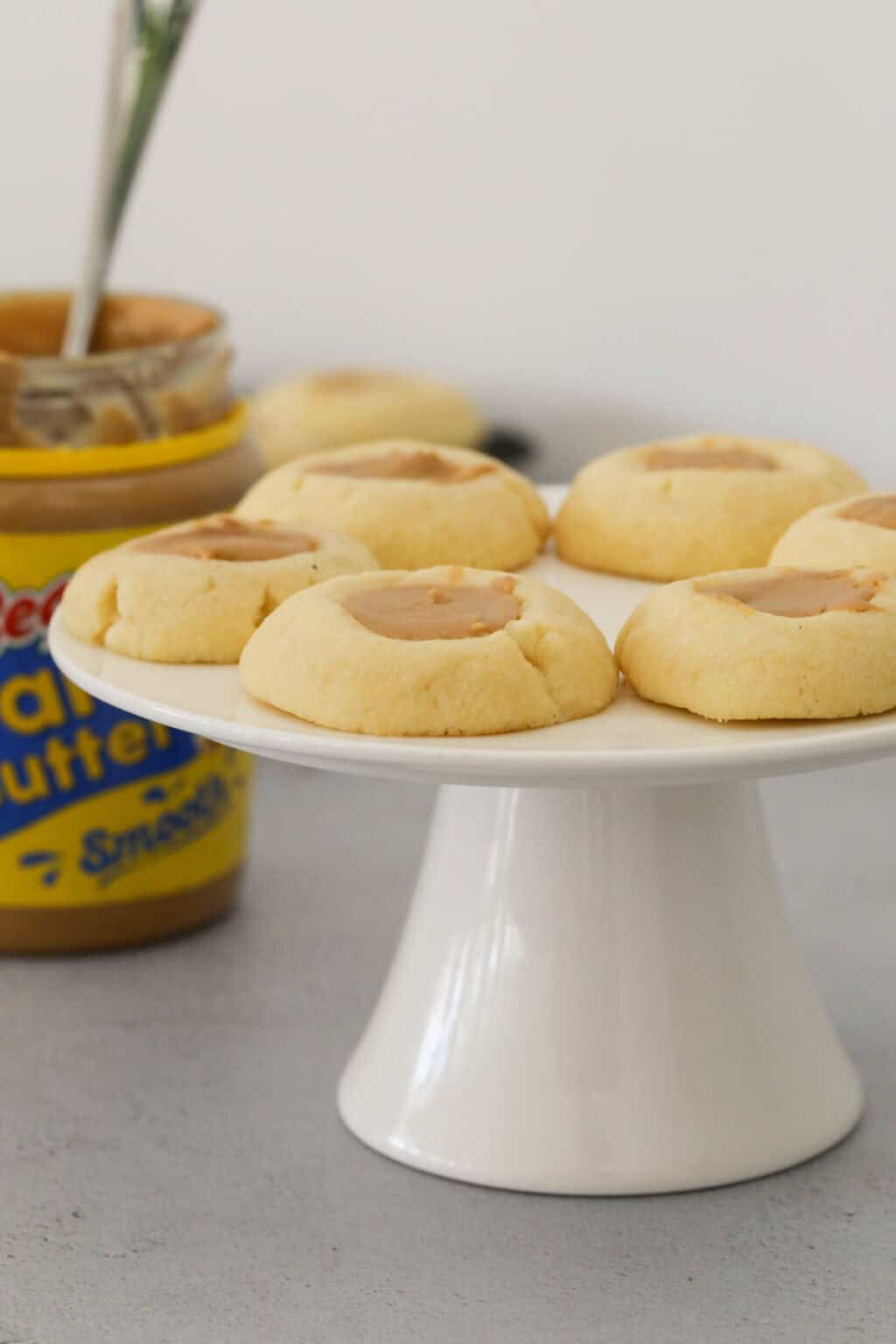 Peanut Butter Thumbprint Cookies | Super Easy Recipe - Bake Play Smile