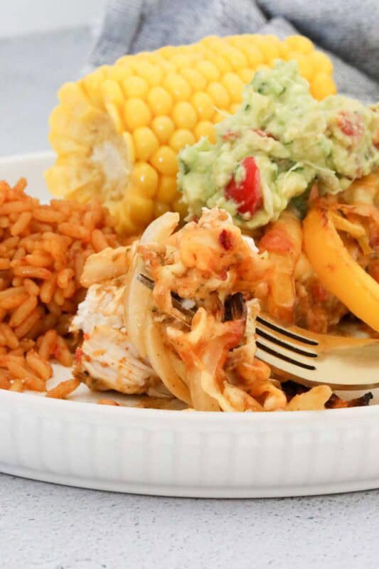 Chicken Fajita Casserole - Bake Play Smile