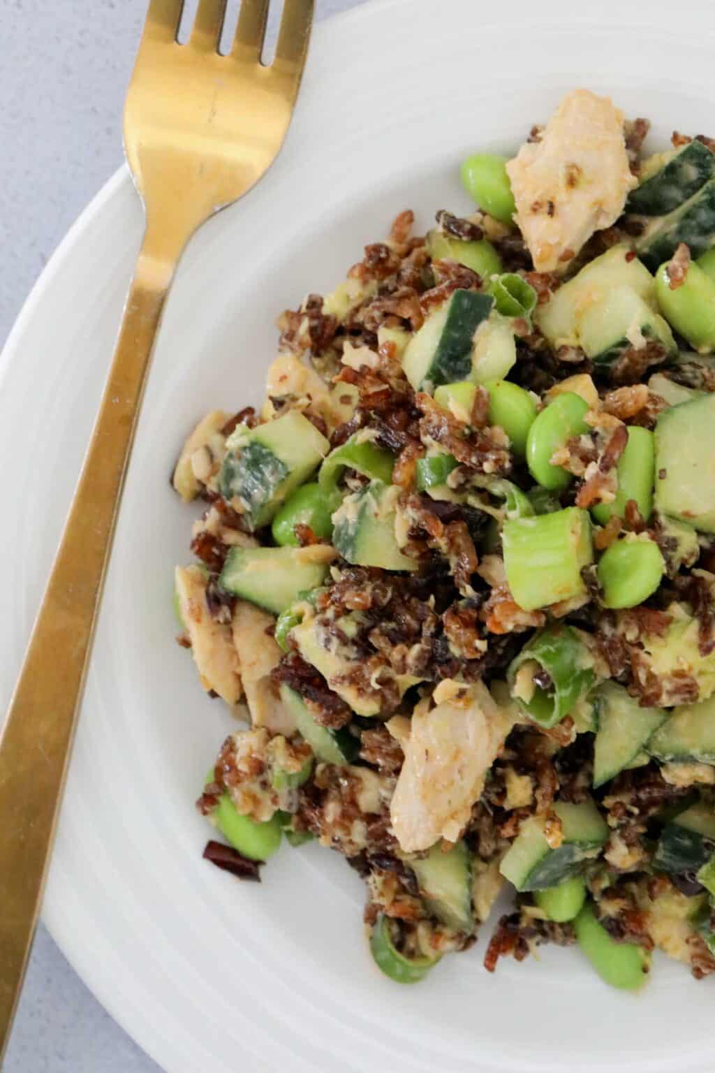 The Viral Crispy Rice Salad with Salmon Recipe - Bake Play Smile